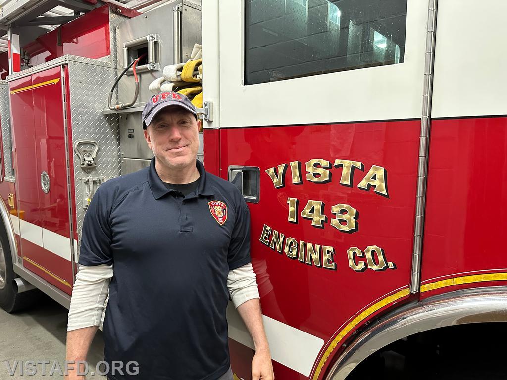 Firefighter Dan Hochman Completes Engine 143 Driver Training - Vista ...