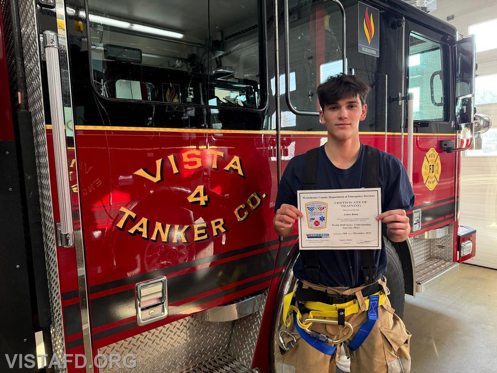 Probationary Firefighter/EMT Ashtin Rama Completes “Understanding Your ...